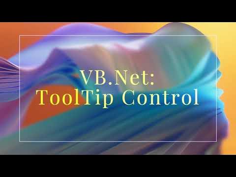 VB.Net - ToolTip Control - YouTube