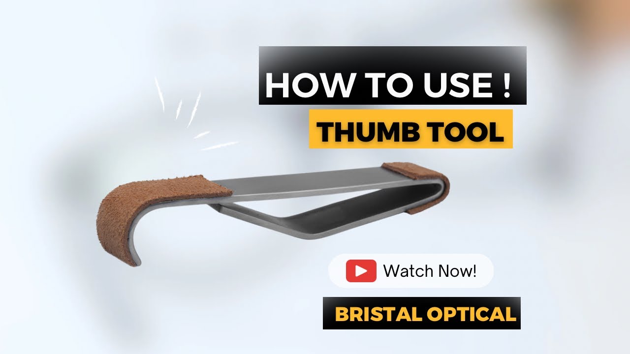 How to Use the Thumb Tool for Perfect Temple Tip, Bridge, and Frame ...