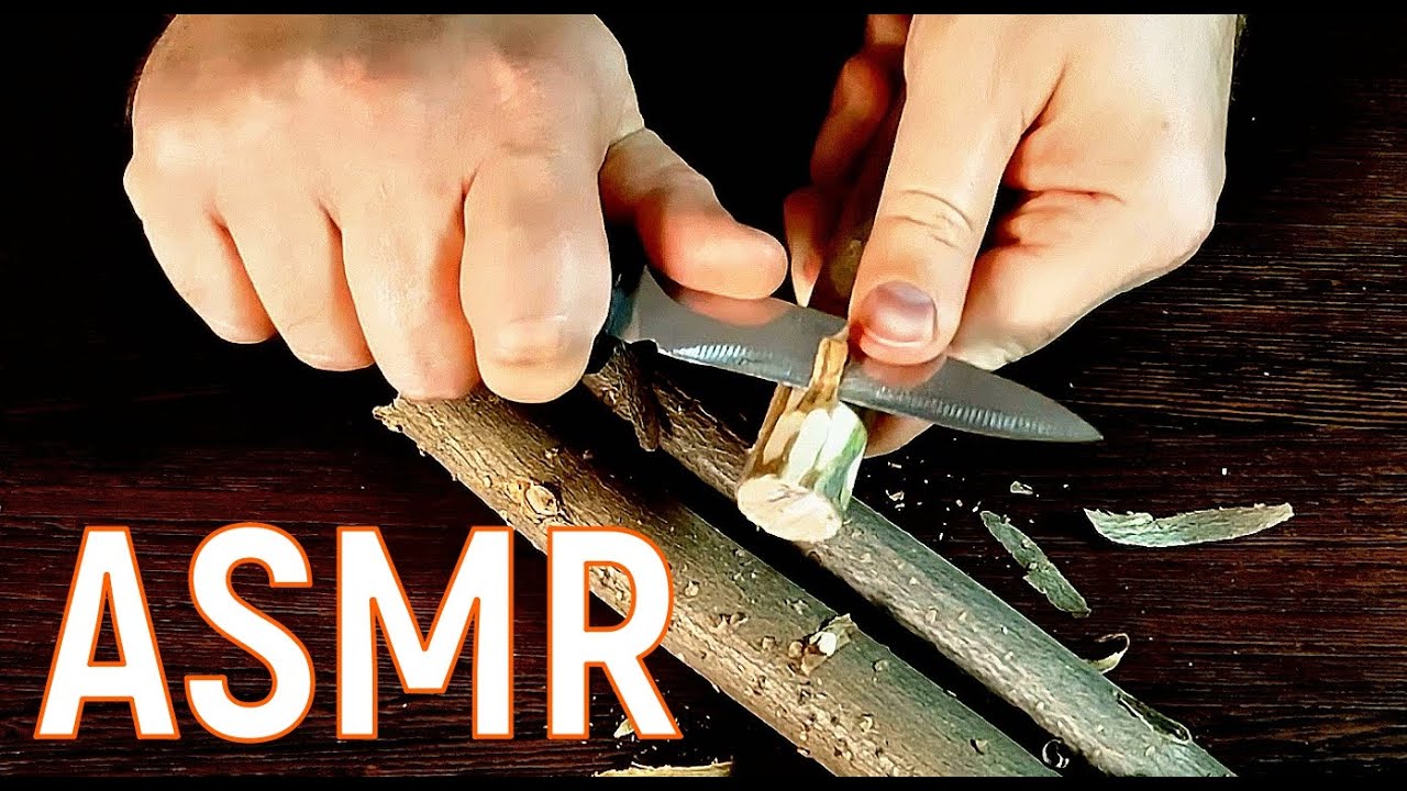 ASMR Wood Carving 🌲 ASMR for Sleep no Talking - YouTube