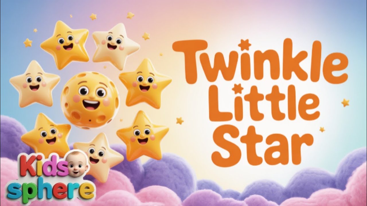 🌟 Twinkle Twinkle Little Star | Soothing Kids Lullaby Song 2025 ...