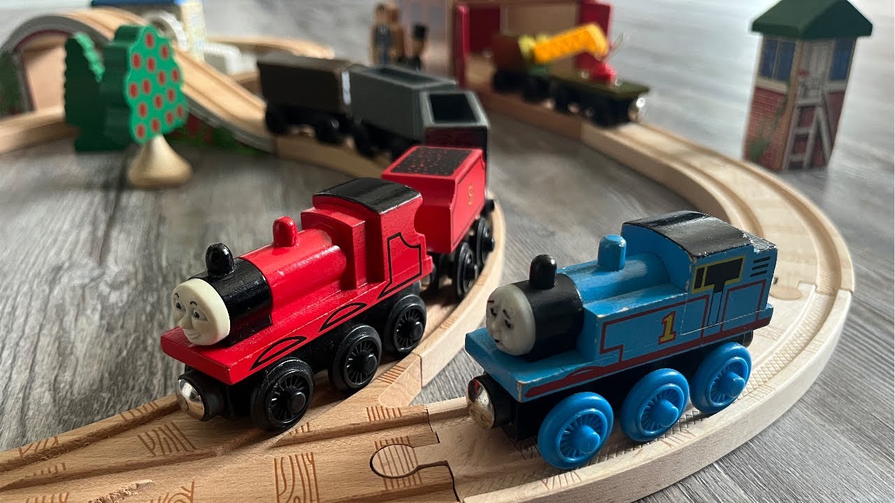 The Thomas Saves the Day Set - CUSTOM Thomas Wooden Railway Story Set ...