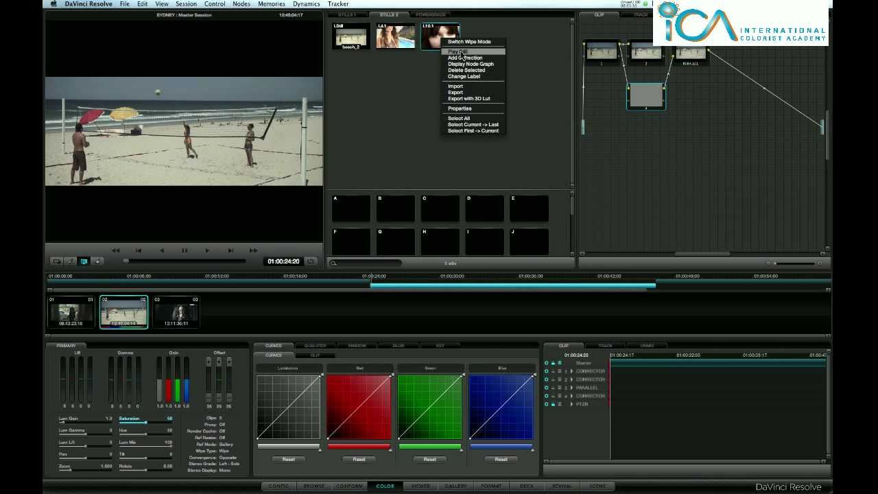 DaVinci Resolve V7 "Arranging your Gallery" - YouTube