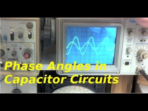 Phase Angles in Capacitor Circuits - YouTube