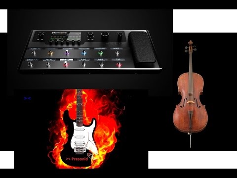 Cello simulator (Apocalyptica Style) with Electric Guitar and Helix ...