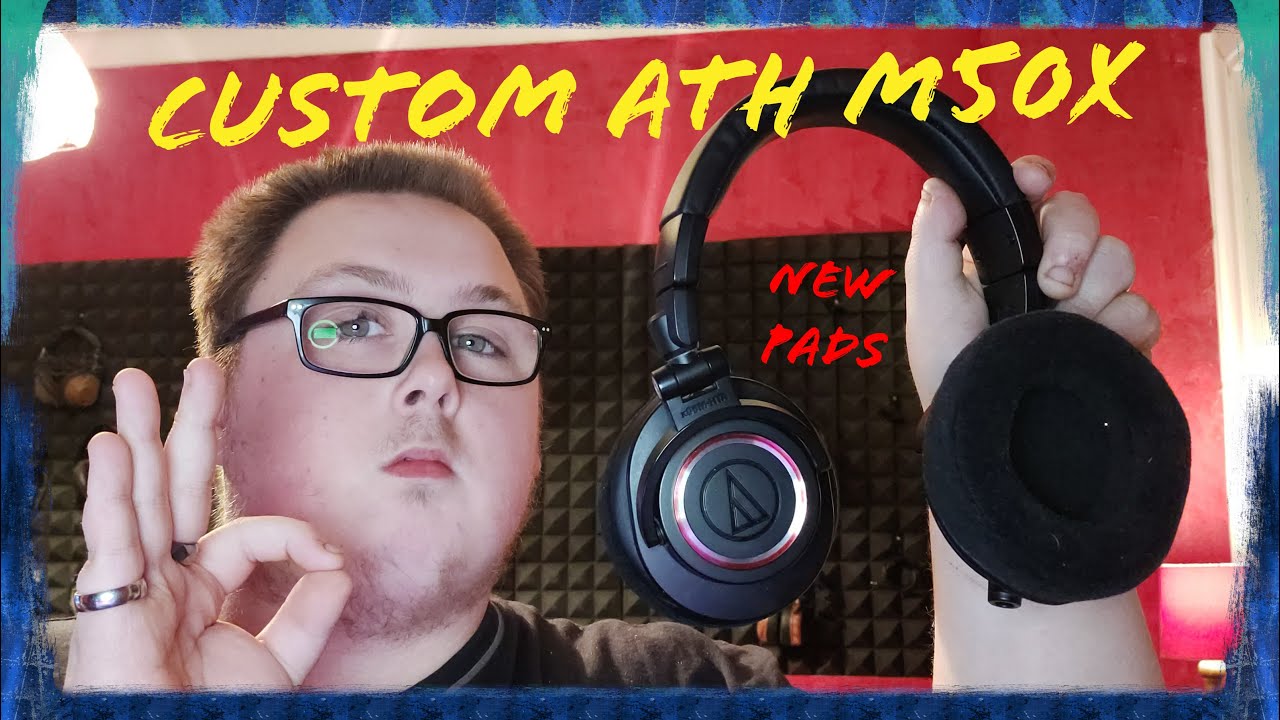 audio-technica ATH M50x (MODS AND MORE) - YouTube