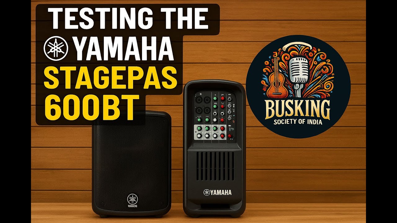 Yamaha Stagepas 600BT Testing - YouTube