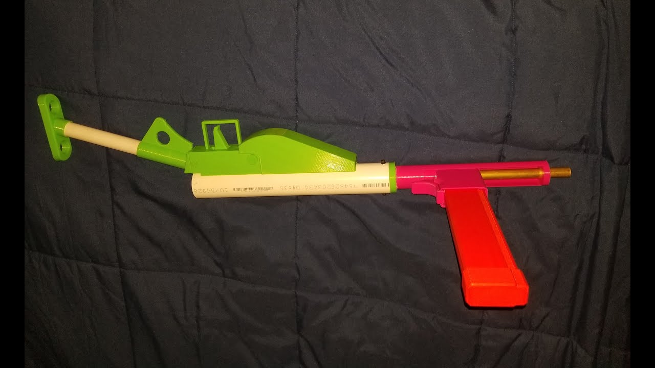 Beta Sten Blaster Firing Demo - YouTube