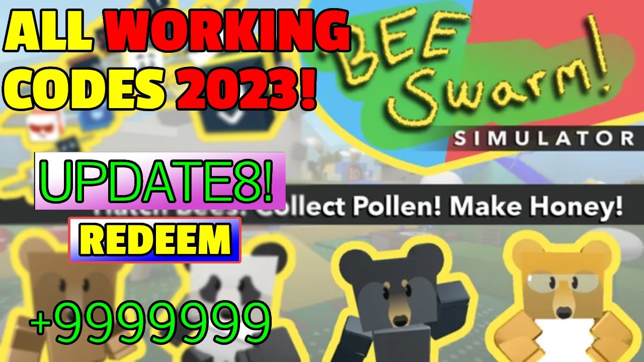 All Secret bee swarm simulator Codes 2023 | Codes for bee swarm simulator 2023 - Roblox Code ...