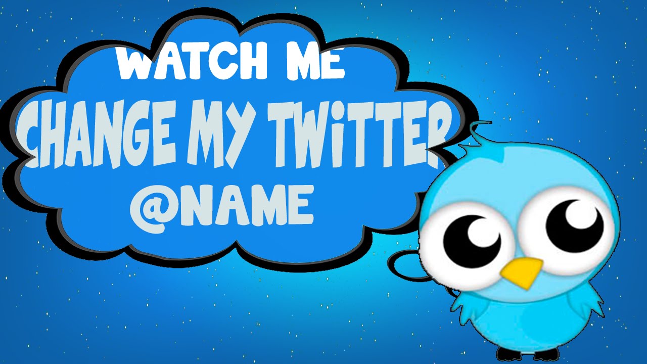 How to Change Your @ Name Twitter 2017 (EASY) - YouTube