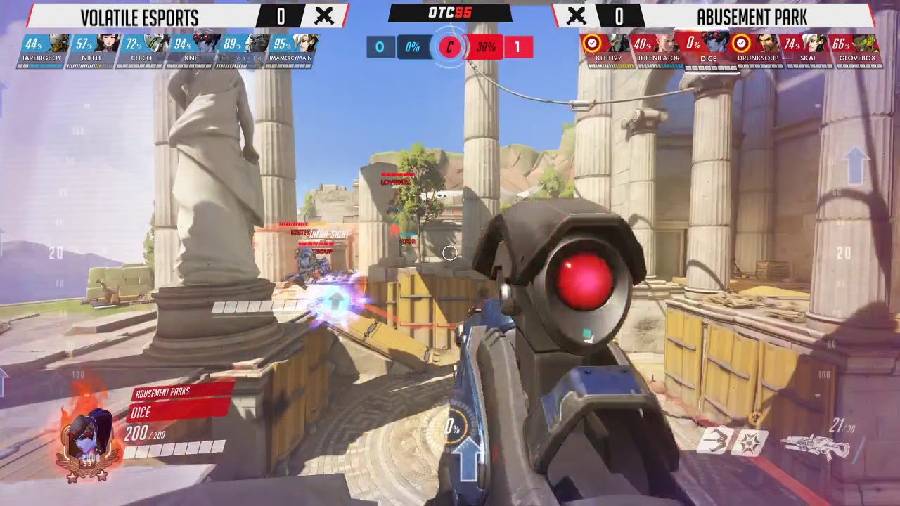 Overwatch | Volatile eSports vs Abusement Park | EU PC Semi Pro | OTC ...