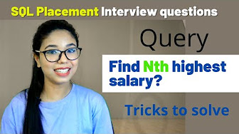 sql interview questions and answers 2021 | Frequently asked questions ...