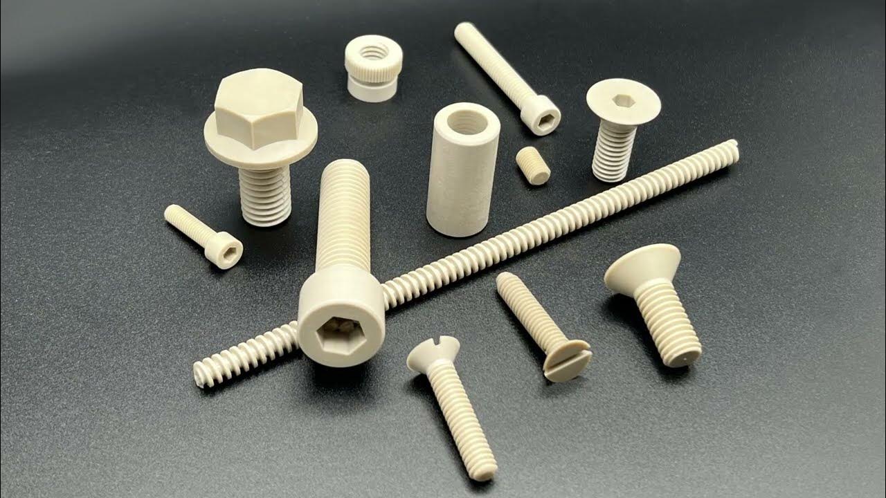 High Performance PEEK Fasteners - Custom Components - YouTube
