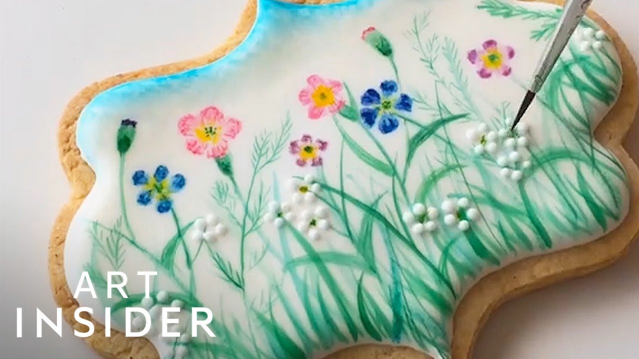 Cookies Become Works Of Art With Frosting - YouTube