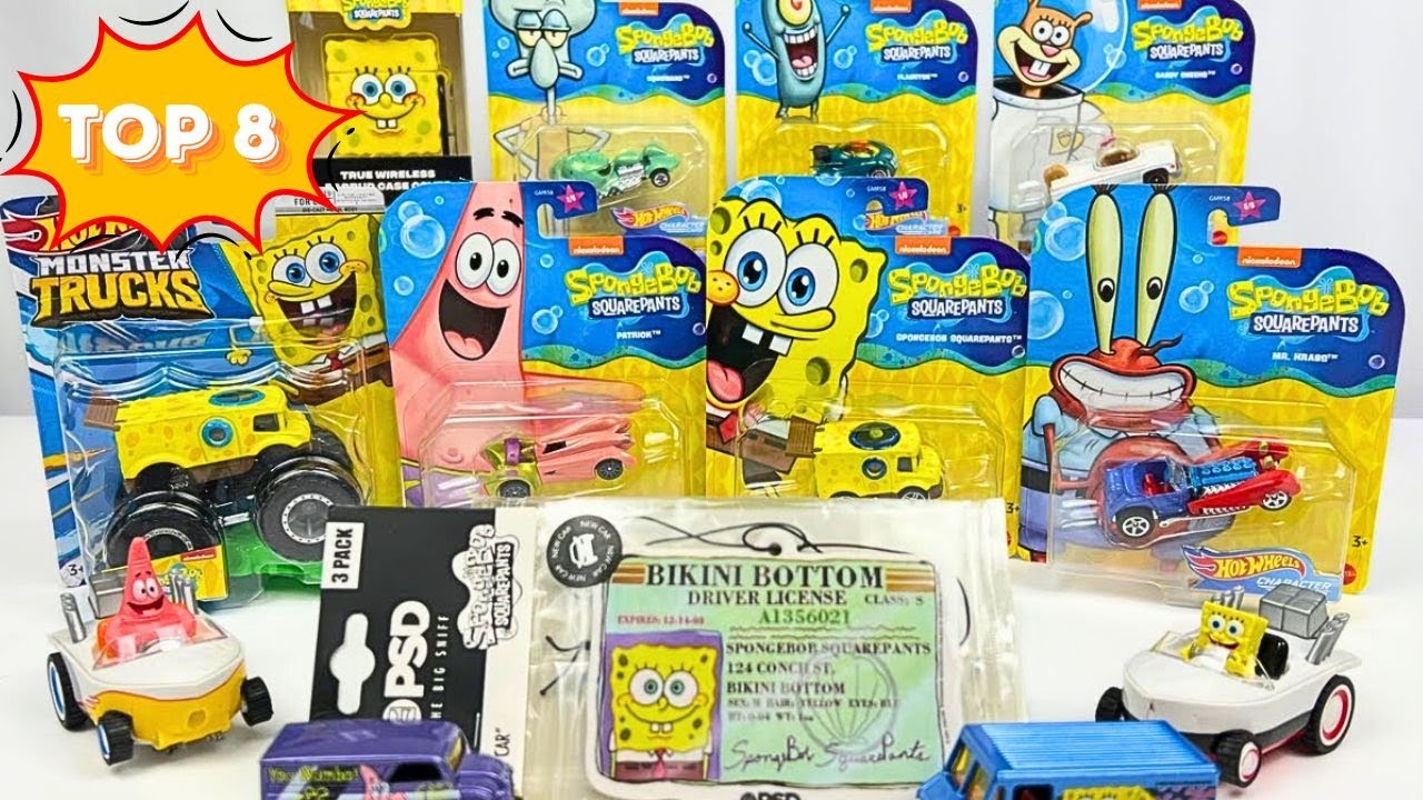 Top 8 Spongebob Squarepants Toys Collection Unboxing Review - YouTube