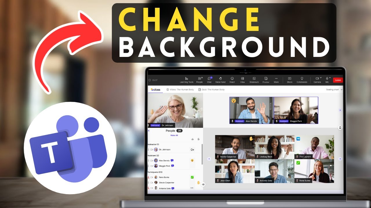 How to Change a Background in MS Teams | Microsoft Teams Tutorial (2025 ...