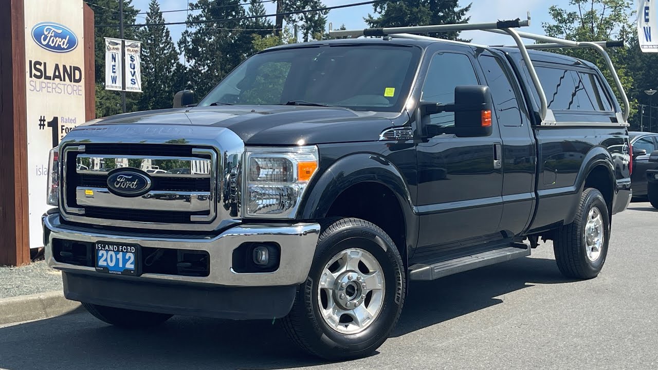 2012 Ford F-250 XLT+ Canopy, Tailgate Step, Reverse Camera Review ...