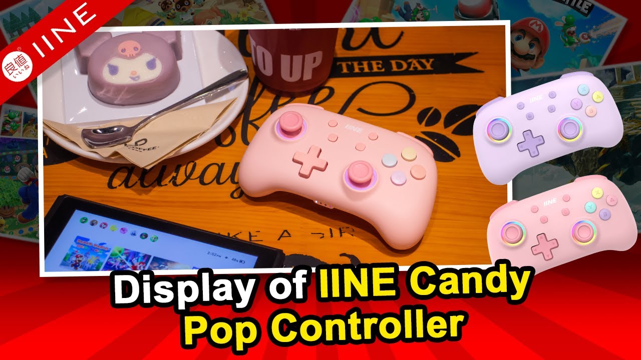 IINE Cute Candy Pop Controller 🌈 - YouTube