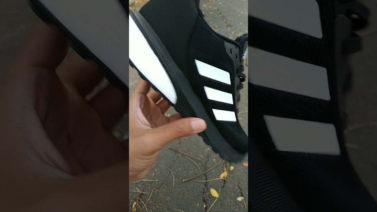Sepatu ADIDAS Astra Run Boost - White Black - ORIGINAL - YouTube
