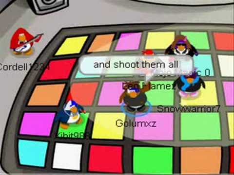 Cops and Robbers in club penguin - YouTube