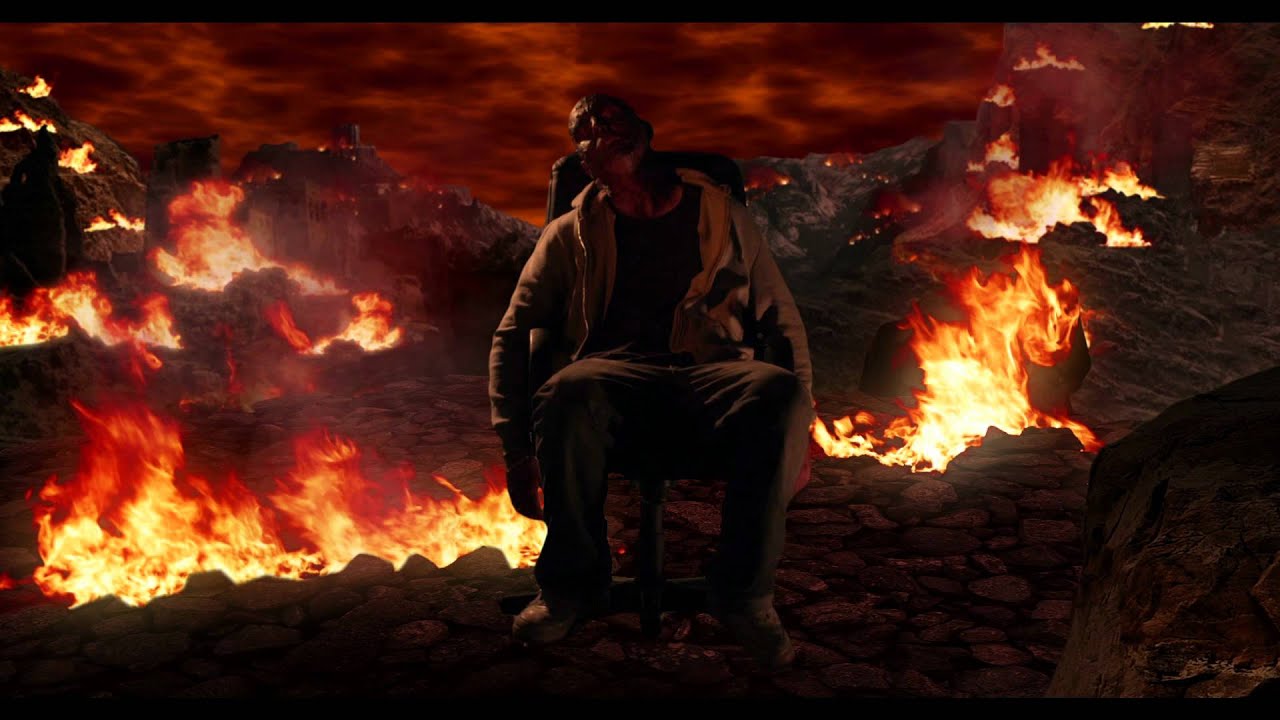 BURN IN HELL // FX Matte Painting Animé - YouTube