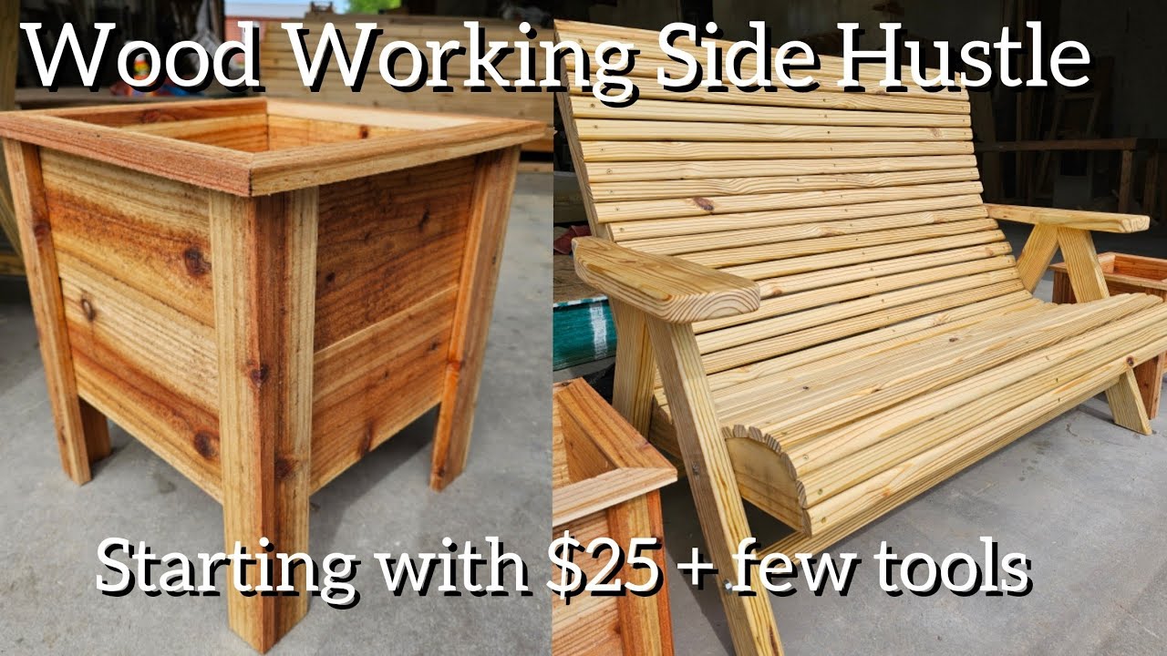 Starting Woodworking Side Hustle with Starter Tools and $25 - YouTube