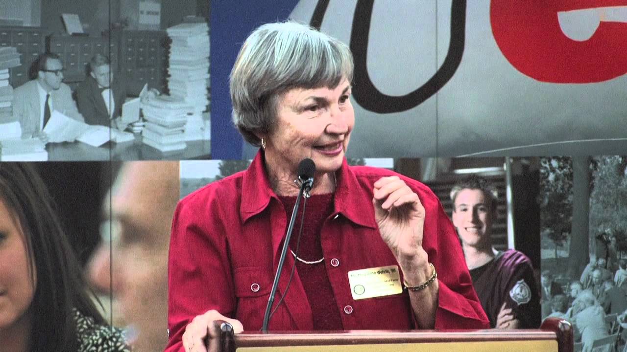 2011 SIUE Alumni Hall of Fame Induction Ceremony - Mary Anne Wehrle ...