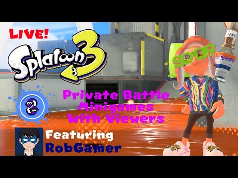 These Side Games are Fun With a Guest! Splatoon 3 Private Battle ...