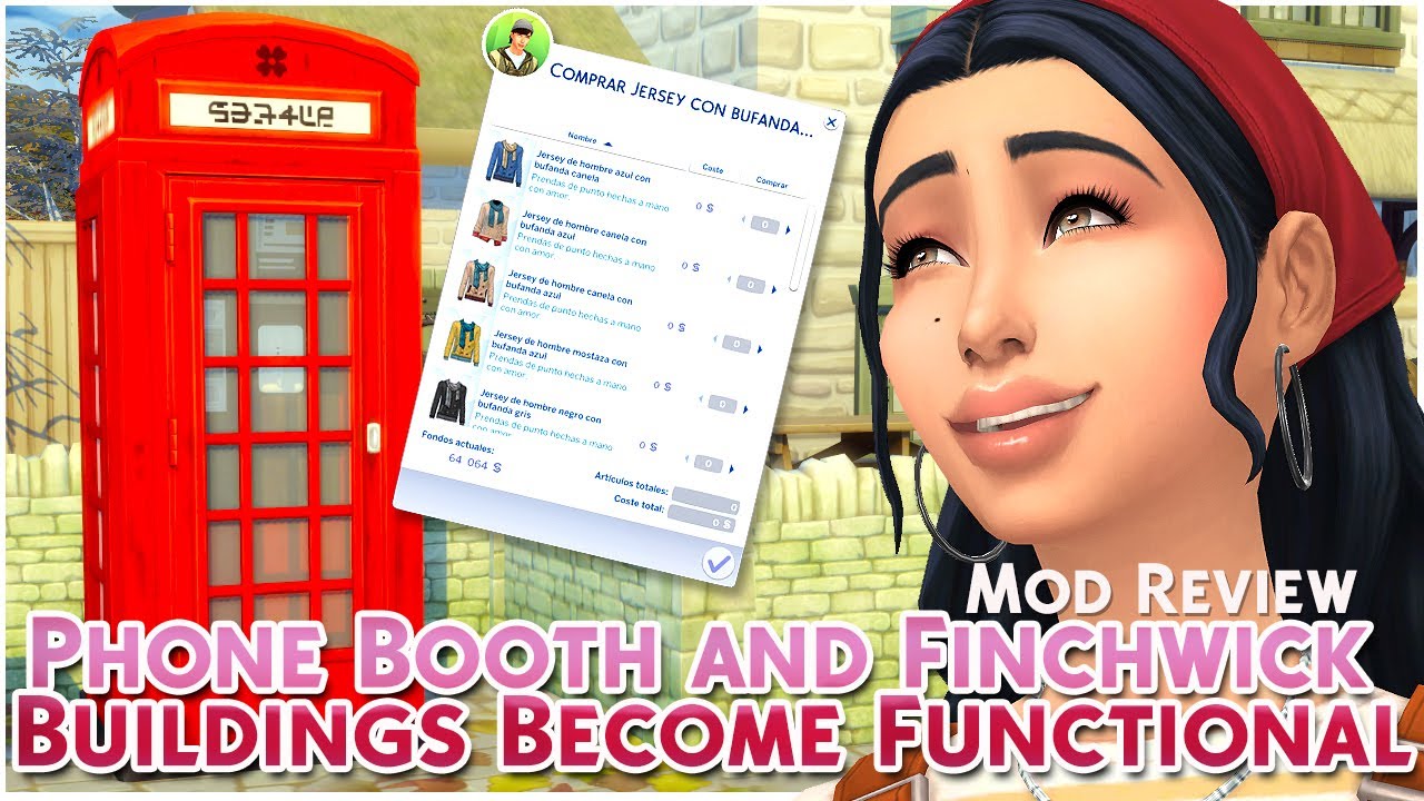 Phone Booth and Finchwick Buildings Functional MOD REVIEW ESPAÑOL ...