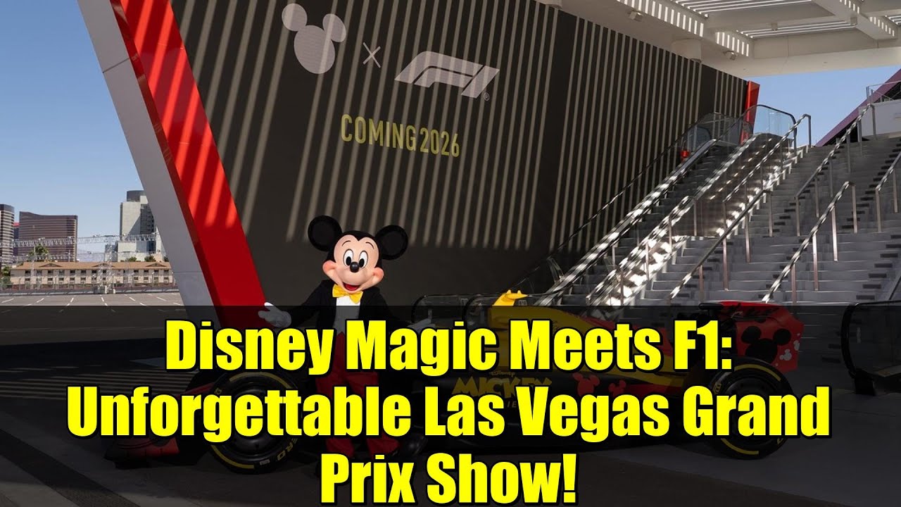 Disney Magic Meets F1: Unforgettable Las Vegas Grand Prix Show! - YouTube