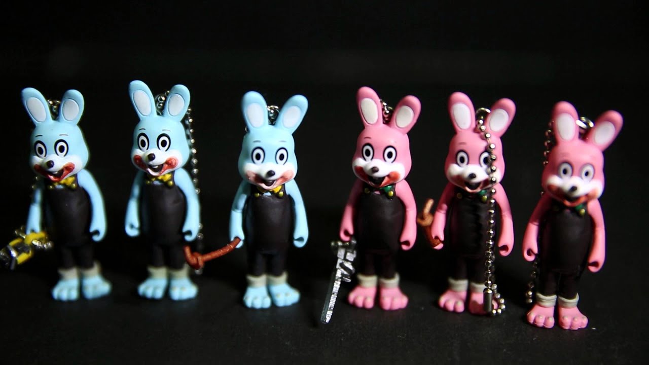 Takara Tomy A R T S Silent Hill 3 Robbie the Rabbit Keychains Review ...