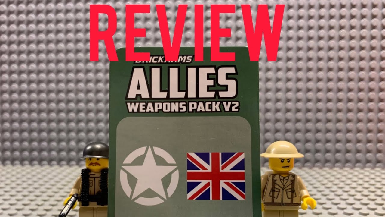 Brickarms WW2 Allies Weapon Pack Review - YouTube