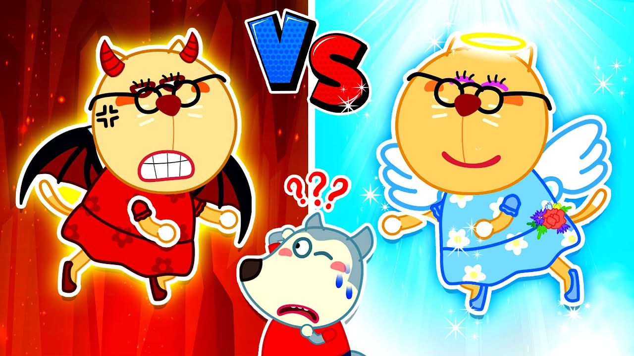 Anjo 😇 ou Demônio 😈 Guerra Sem Fim 😰 Quem Wolfoo Escolherá? Wolfoo TV Português - YouTube