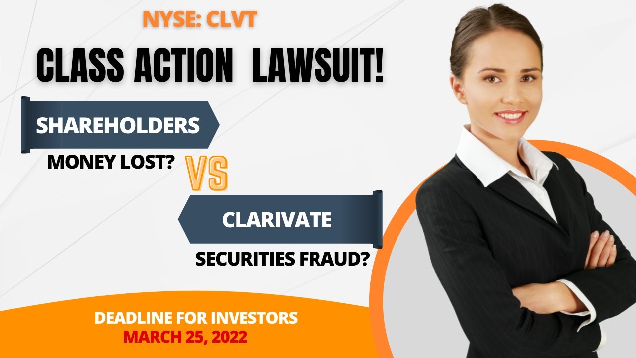 CLVT Stock News Today (#CLVT) Clarivate Stock News📉 SHAREHOLDERS In ...