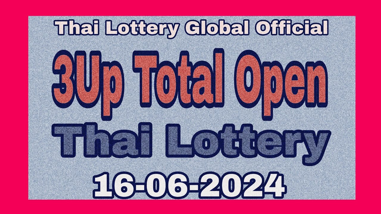 3Up Total Open 16/06/2024 New Total Pepar Open - YouTube