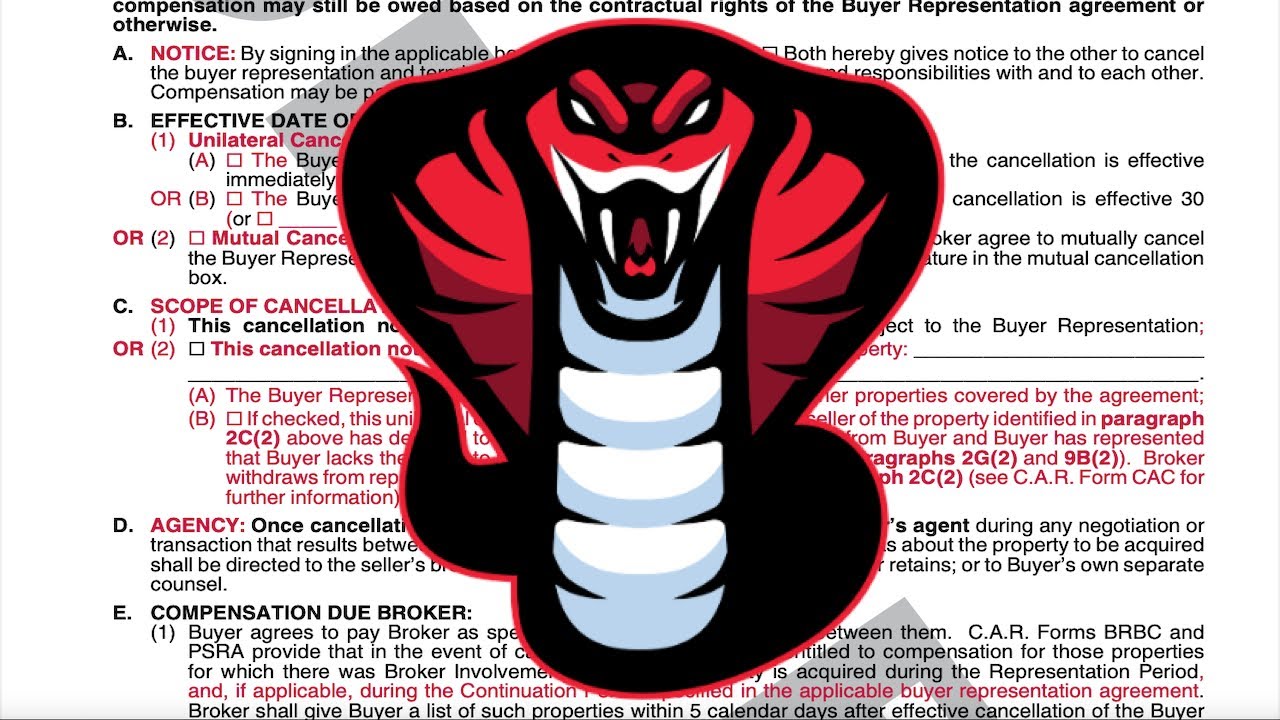 *Sneak Peek* Revised and Dangerous Cancellation of Buyer Representation ...