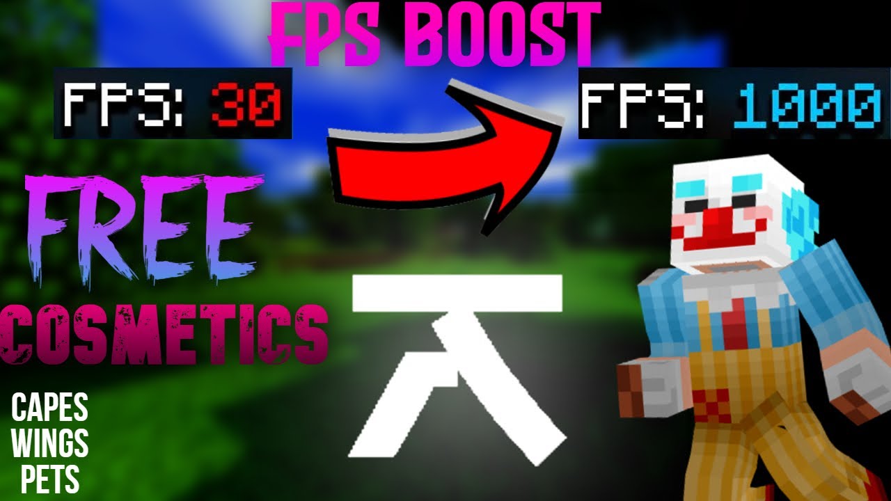 FPS BOOST+FREE COSMETICS CRACKED MINECRAFT CLIENT FOR LOW END PCs ...