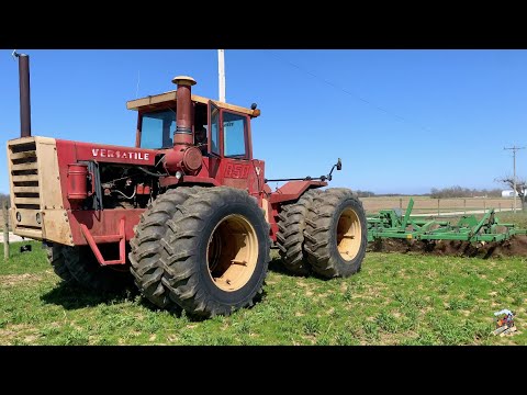 Spring 2020 Field Work with a Versatile 850 Tractor - YouTube