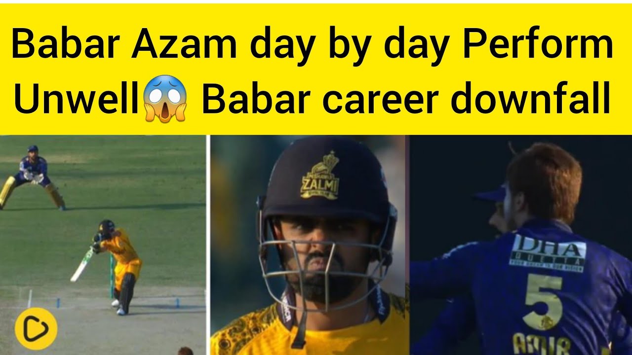 Babar Azam career downfall started 😱 - YouTube