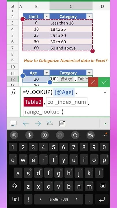 How to Categorize Numbers in Excel - YouTube