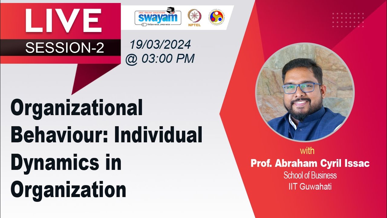 Organizational Behaviour: Individual Dynamics in Organization - YouTube