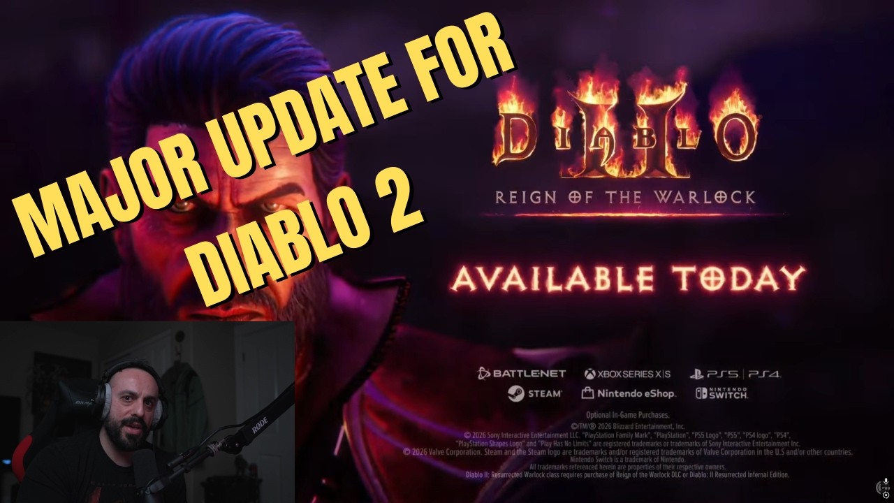 WE'RE GETTING A MAJOR UPDATE FOR DIABLO 2!!! - YouTube