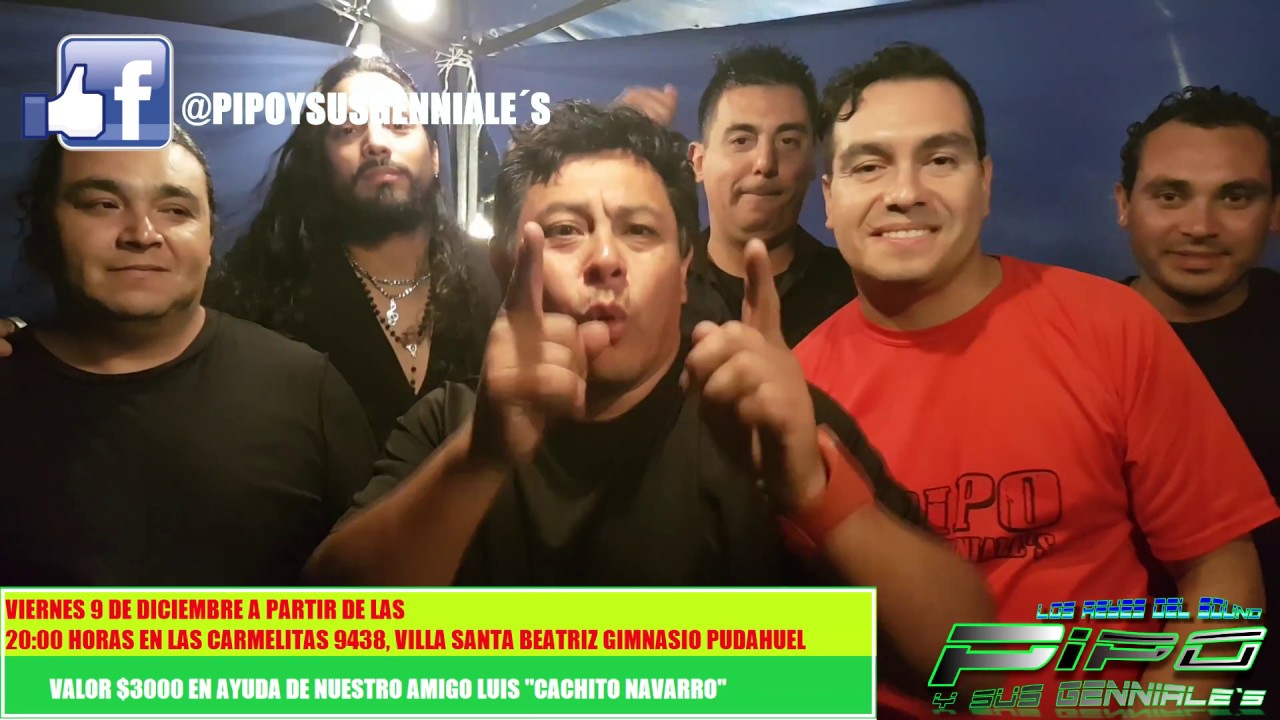 Pipo y sus Genniale's - Roberto "Pipo" Olmos en Ayuda de Luis Cachito Navarro - YouTube