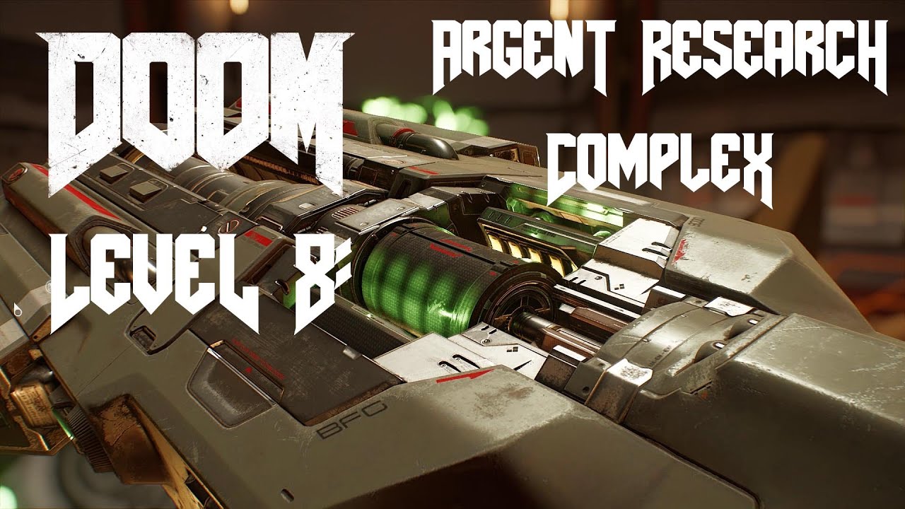 DOOM (2016) | Level 8: Argent Research Complex | 100% Collections ...