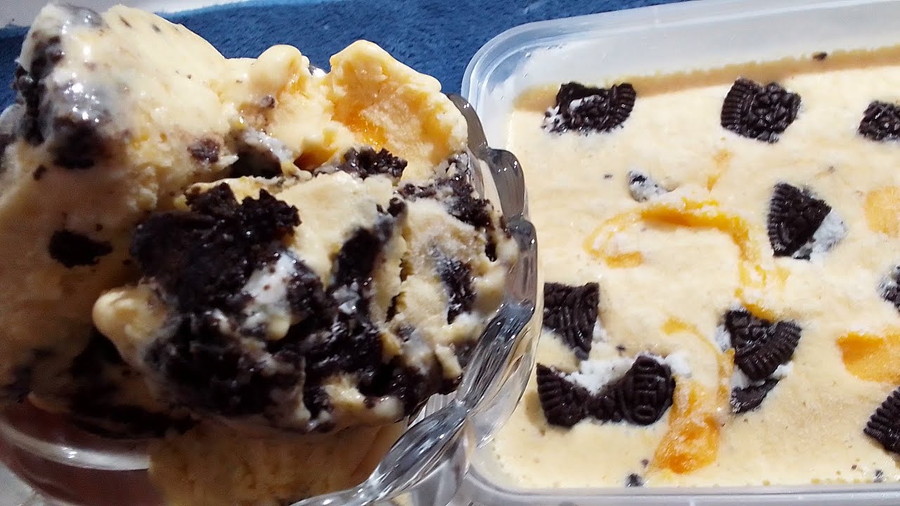 Chocolate Oreo Mango Ice Cream Easy To Make ICE CREAM Perfect hot ...