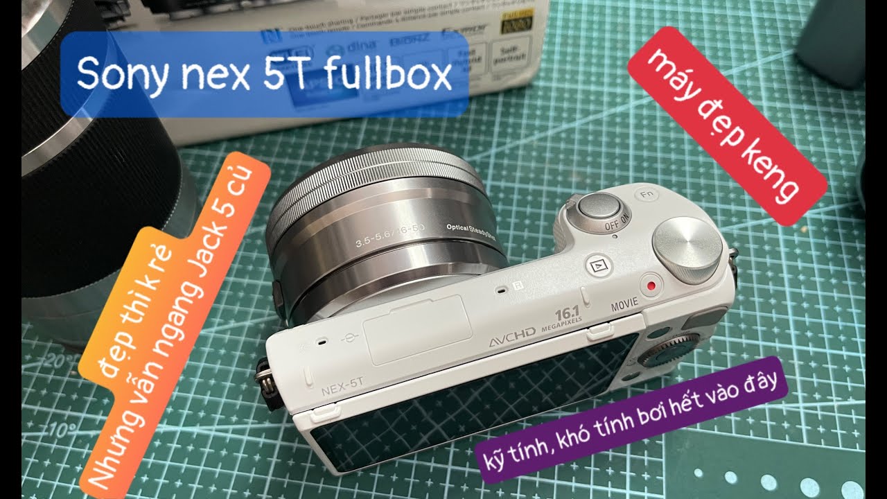 Sony nex 5T hàng like new fullbox cho anh em thích đẹp - YouTube