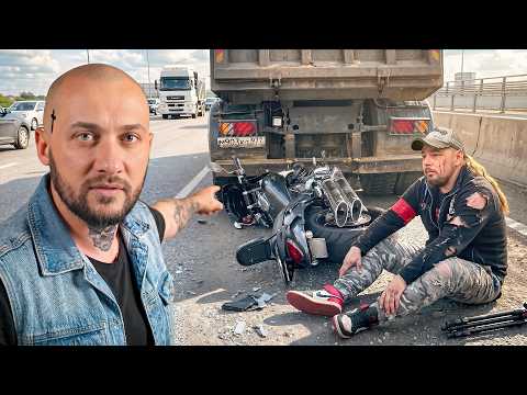 Разбился на МОТОЦИКЛЕ. Вся ПРАВДА куда пропал ОПЕРАТОР