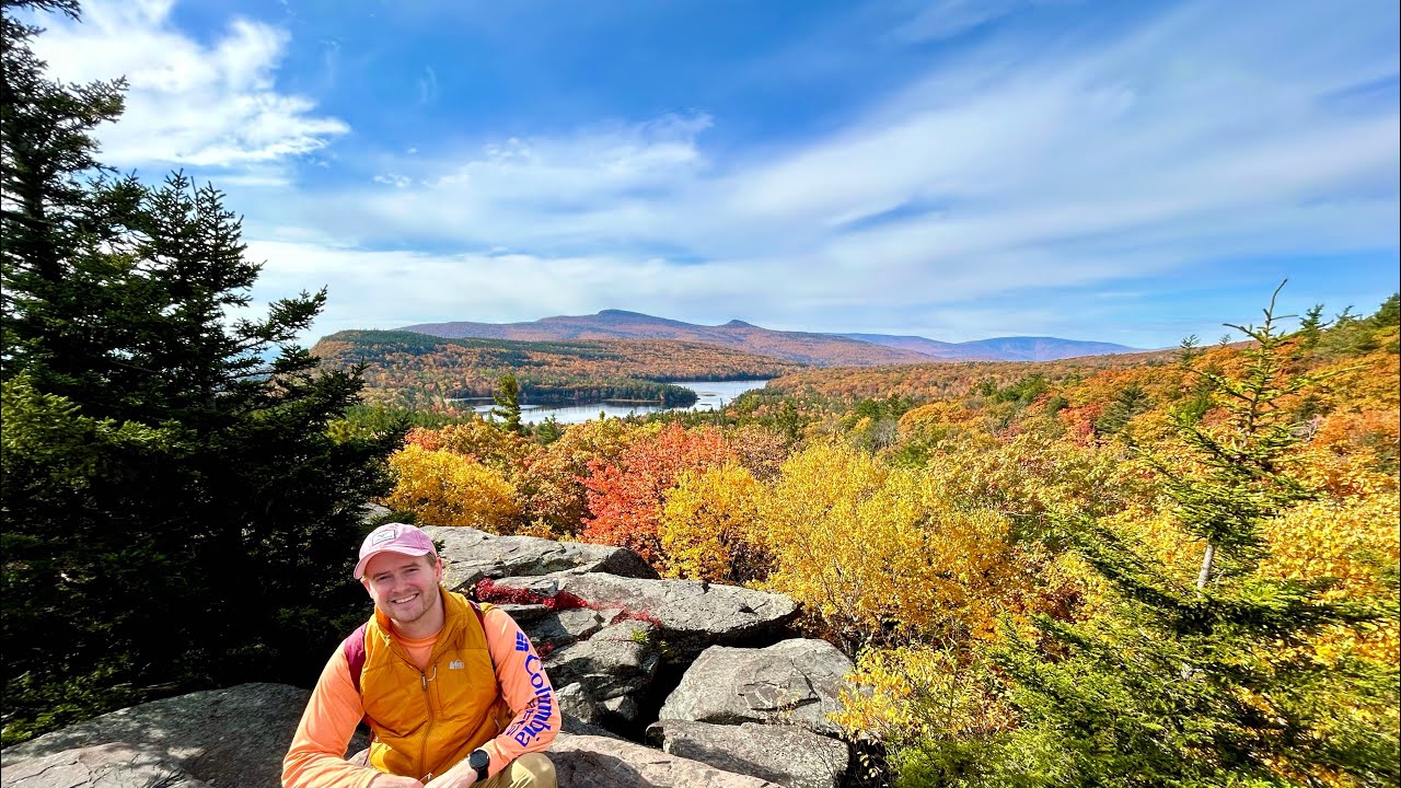 Fall hiking camping in the Catskills NY - North South lake/Giant Ledge ...