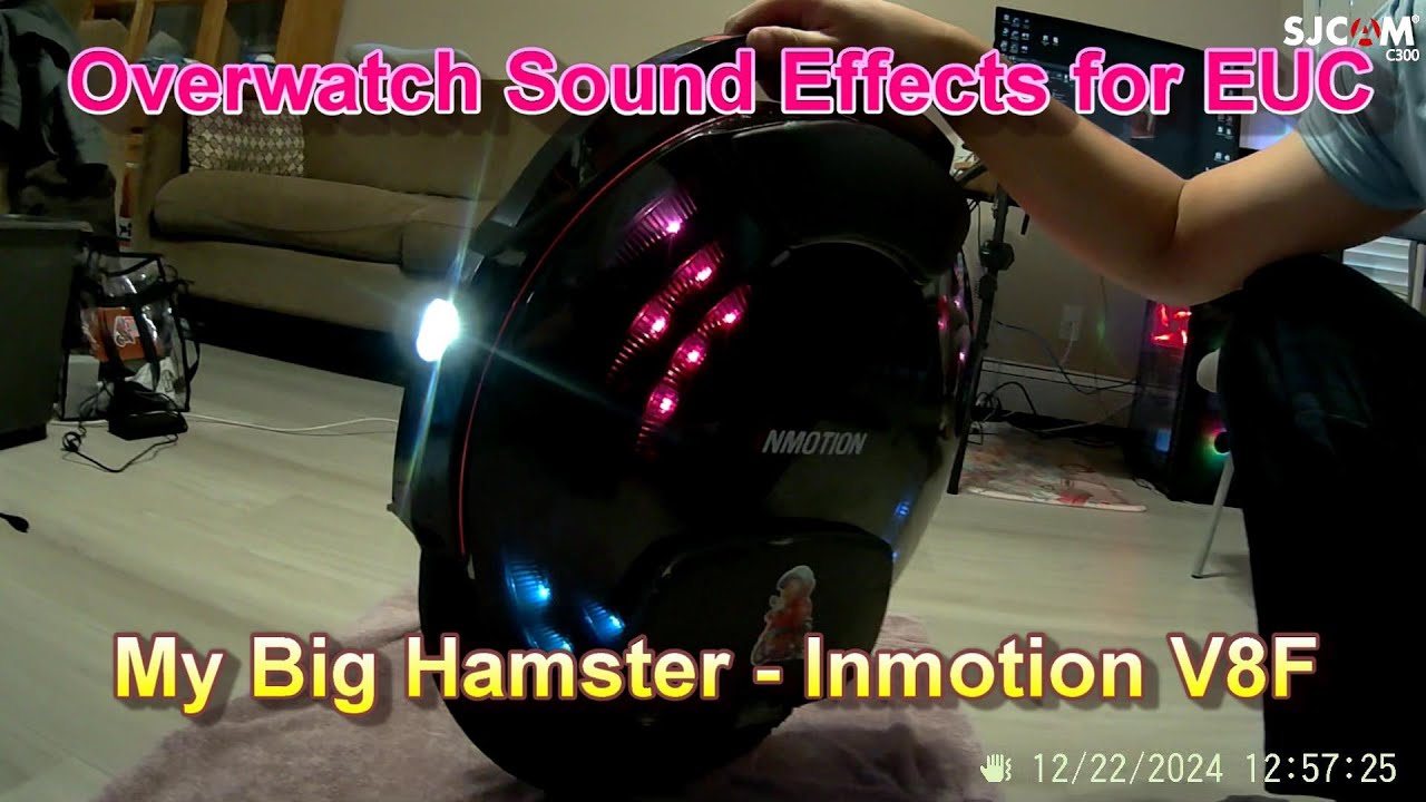Krazy Sound Effects for my EUC - Big Hamster Inmotion V8F - YouTube