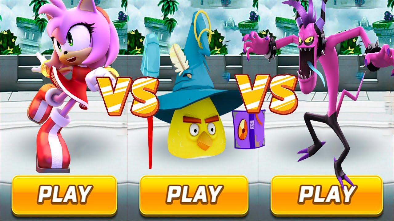 Sonic Dash - Amy Vs Boss Battle Eggman Vs Chuck Vs Boss Battle Zazz New ...