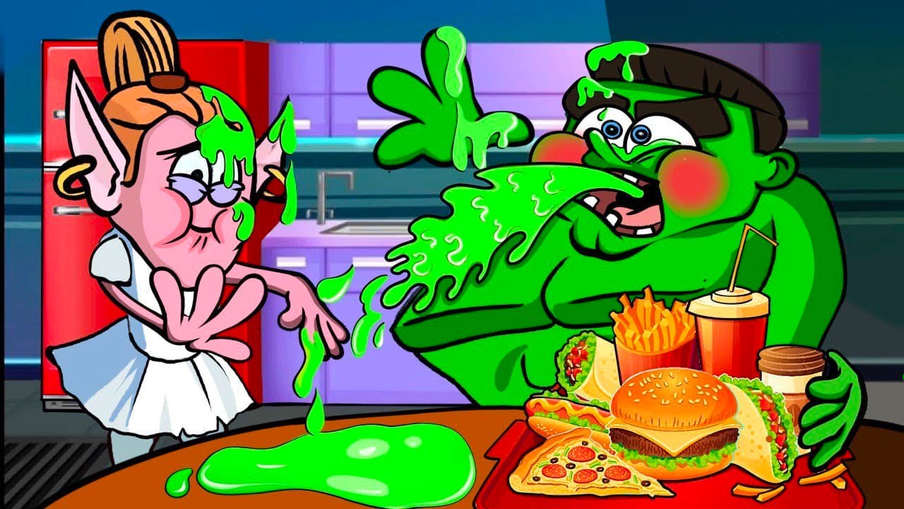 Among Us and spicy Mukbang｜Cooking and eating | Animation Mini-Mini ...